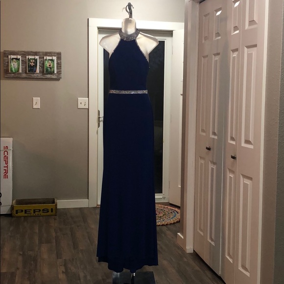 Dresses | Royal Blue And Silver Prom Dress | Poshmark